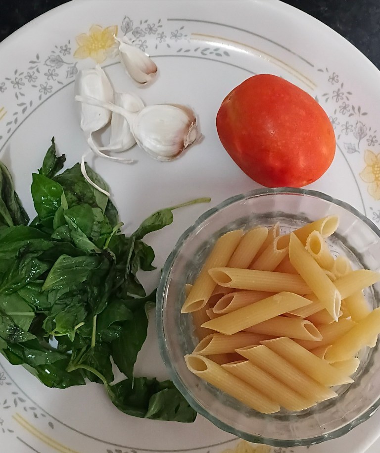 Basil Tomato Pasta – Nidhika’s Recipe